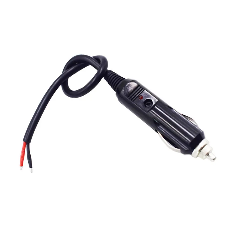 12V 24V Auto Male Car Cigarette lighter adapter LED Socket Plug ...