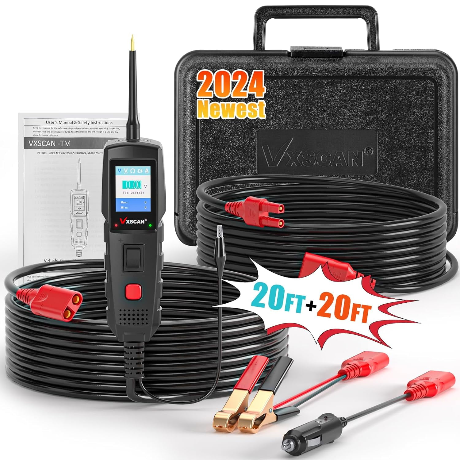 12V 24V Automotive Circuit Tester Electrical System Diagnosis, Power ...