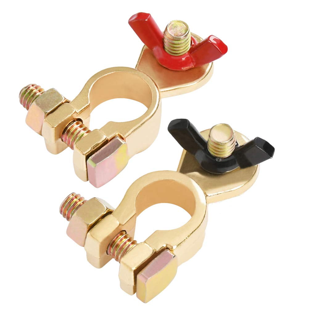 12V/24V Battery Terminal,Battery Connectors With Wing Nut,Thickened ...
