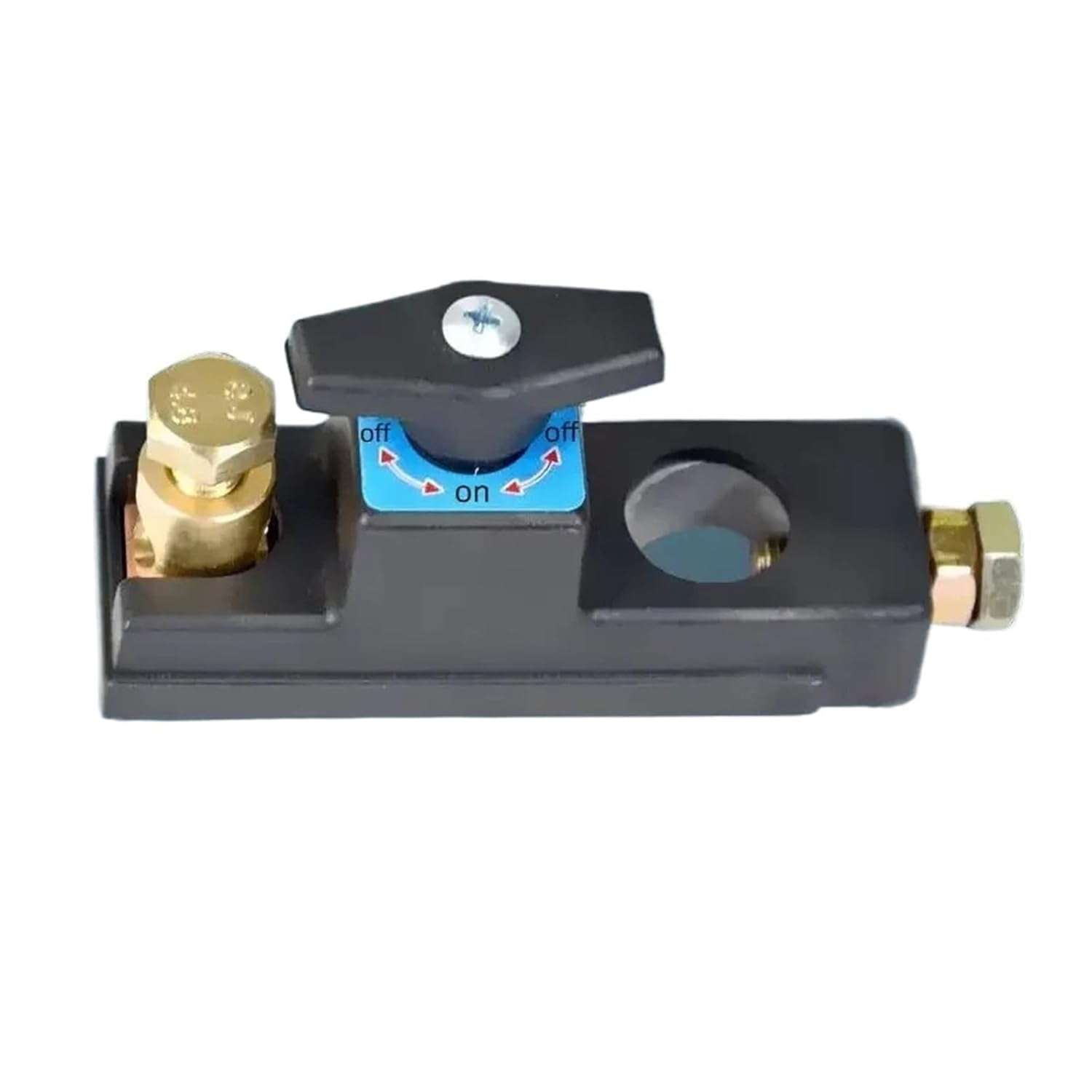 12V/24V Black Battery Disconnect Switch, Pure Copper, Anti-Leakage ...