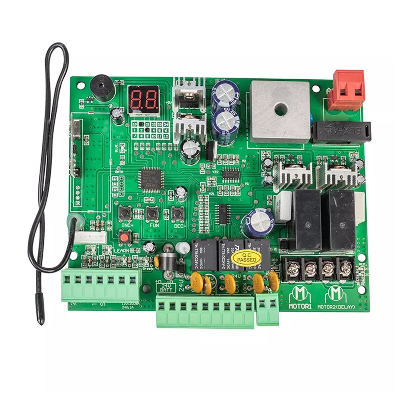 12V/24V Board For Automatic Double Arms Swing Gate Opener Control Board ...