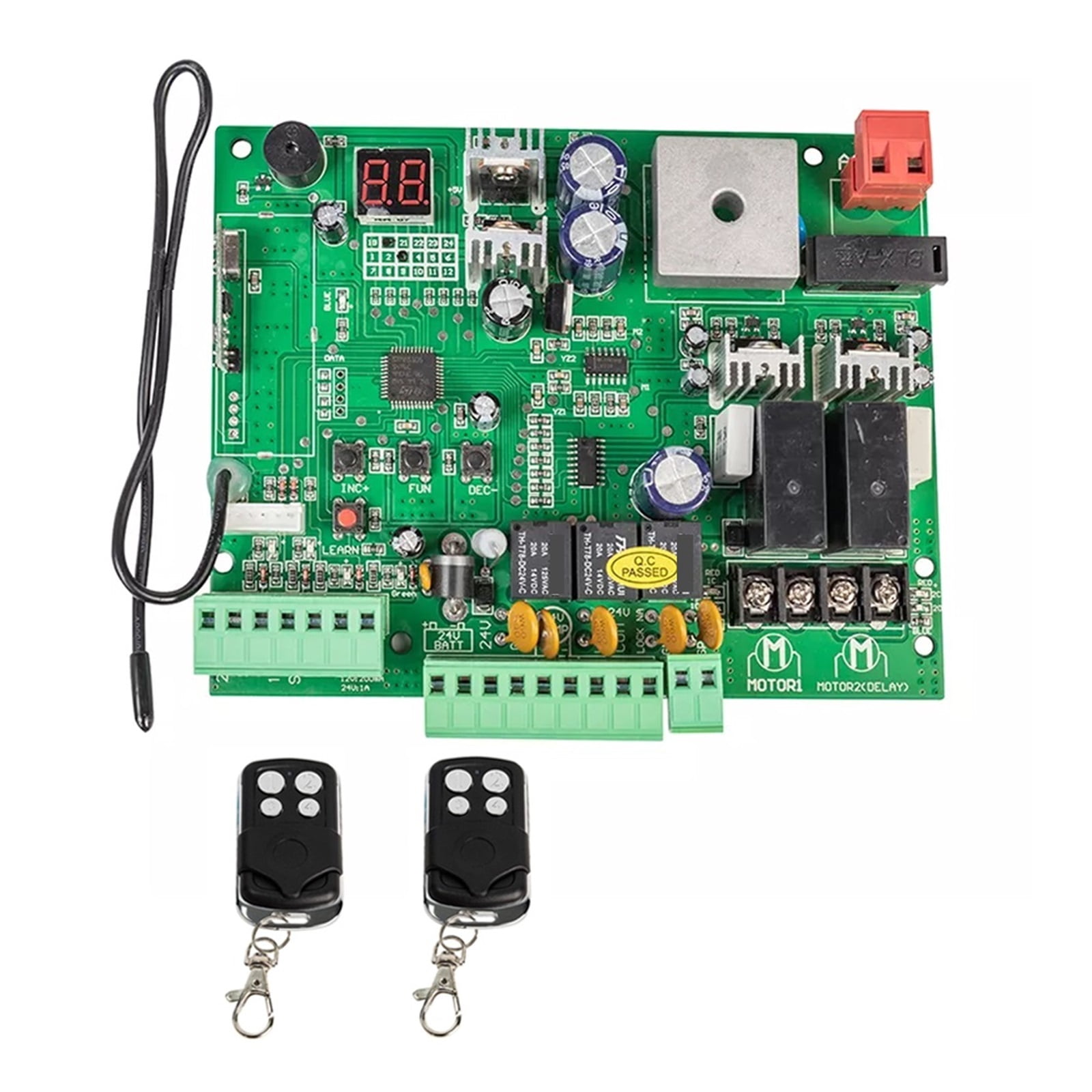 12V/24V Board For Automatic Double Arms Swing Gate Opener Control Board ...