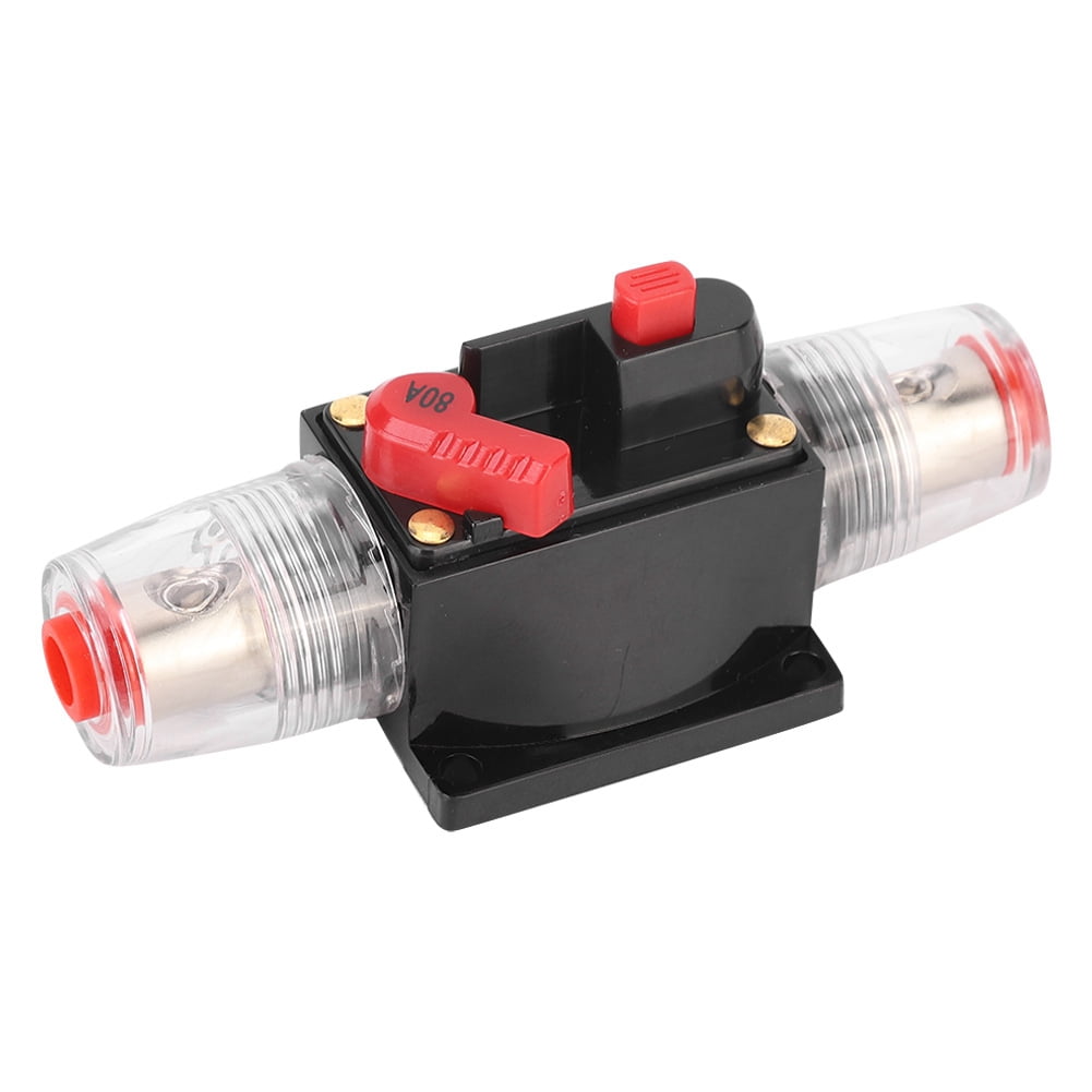 12V 24V Car Audio Stereo Amplifier Reset Circuit Breaker Fuse Holder ...