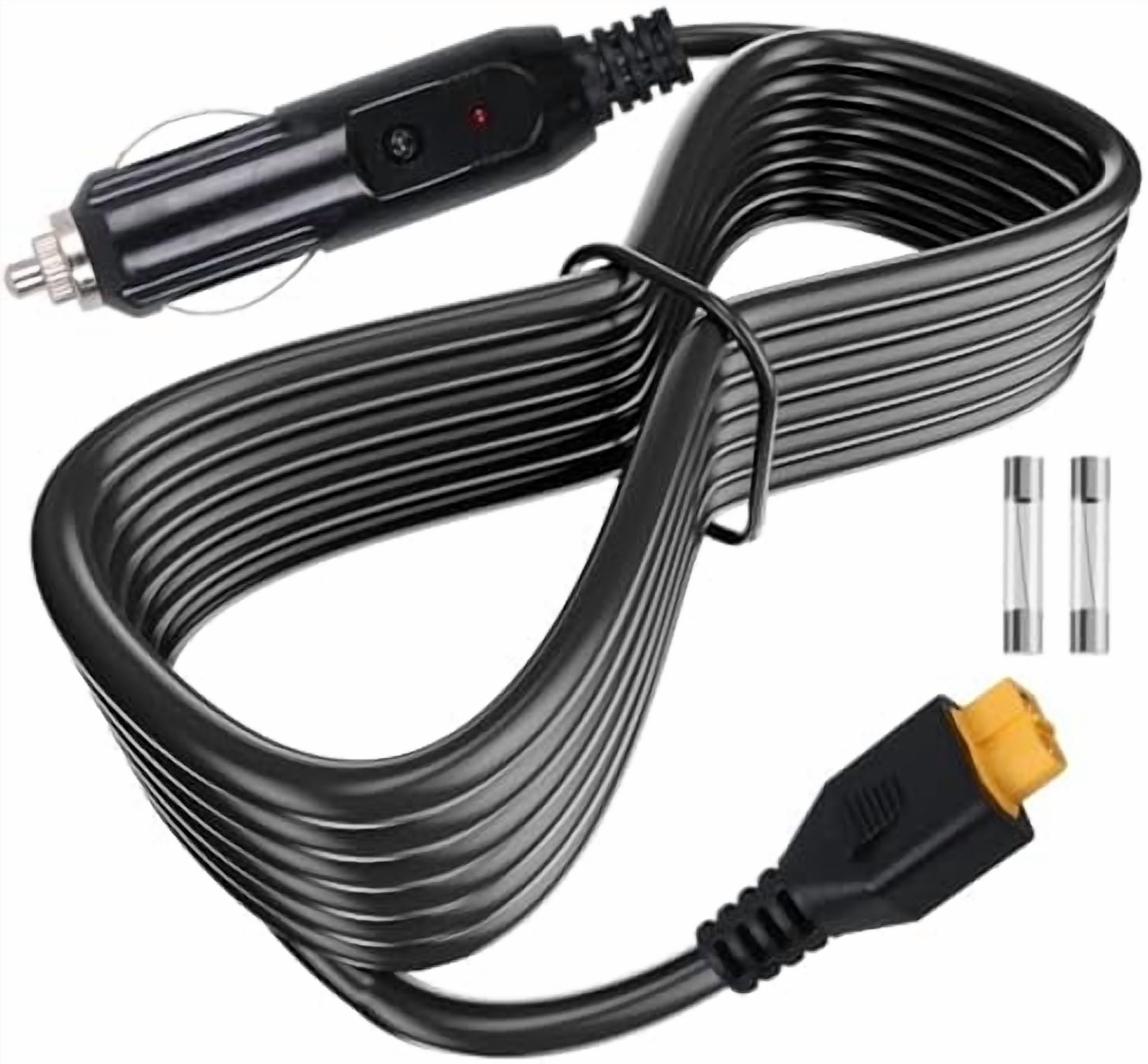 12V 24V Car Charger Cable,Replacement for Ecoflow Delta River Series ...