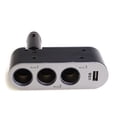 12V/24V Charging Adapter Splitter 60W 3 Socket Car Charging Adapter ...