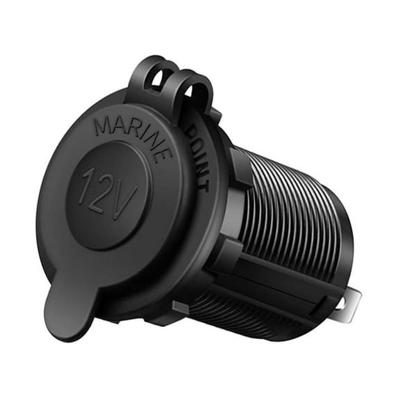 12V - 24V Cigarette Lighter Socket for Car, Motorcycle, ATV, RV with ...