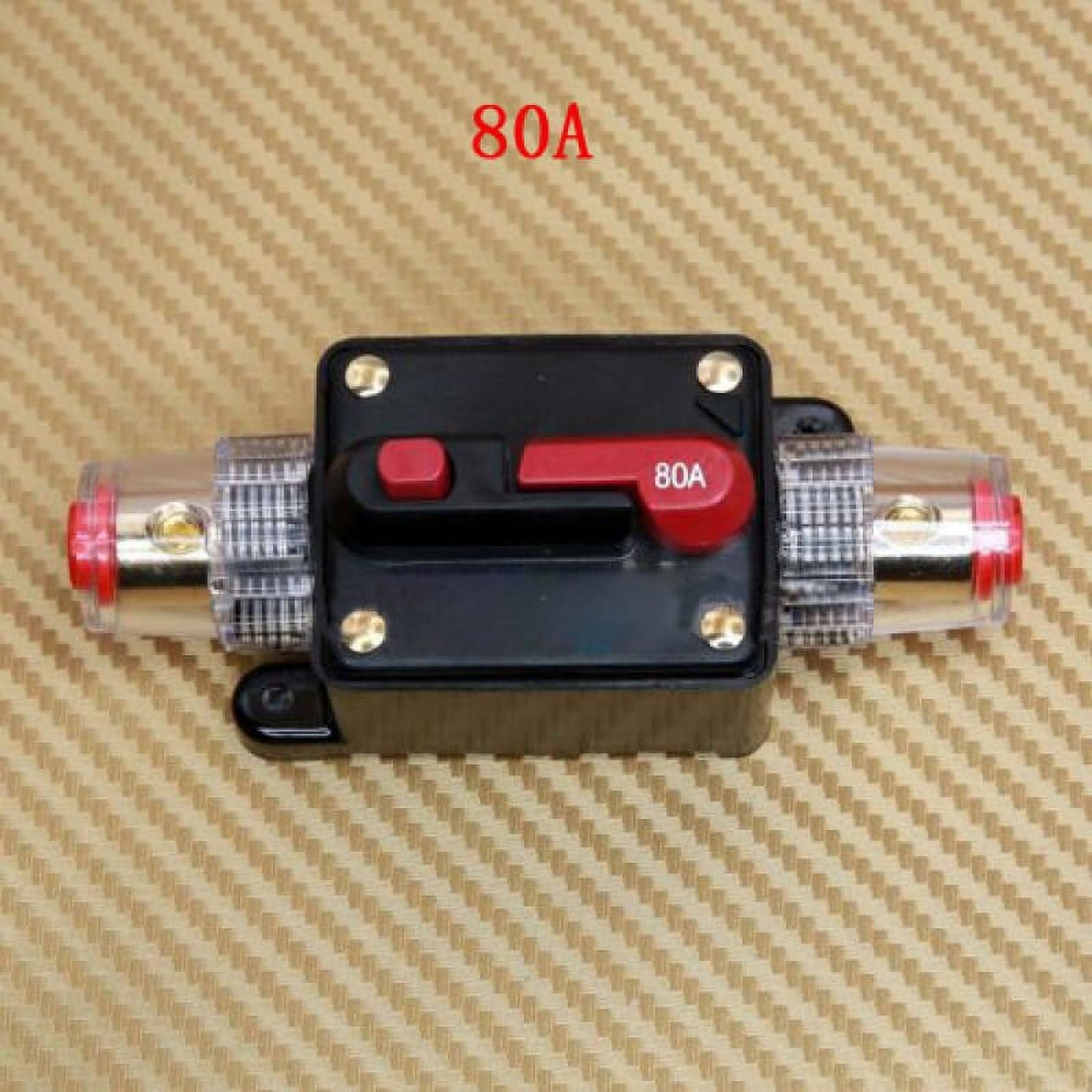 12V-24V DC 80 Amp Circuit Breaker, 20-100 A?Fuse Holder, Inline Fuse ...