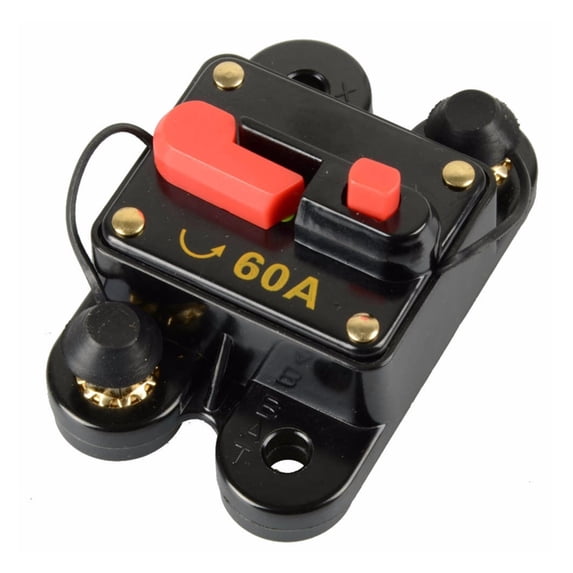 12V 24V DC Home Solar System Waterproof Circuit Breaker Reset Fuse ...