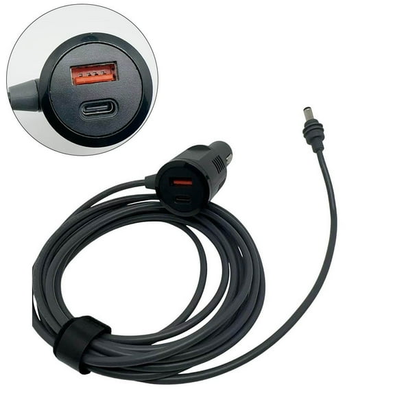 12V-24V Dc Power Cord With Dual Usb For Starlink For Mini Rv/Bus/Boat ...
