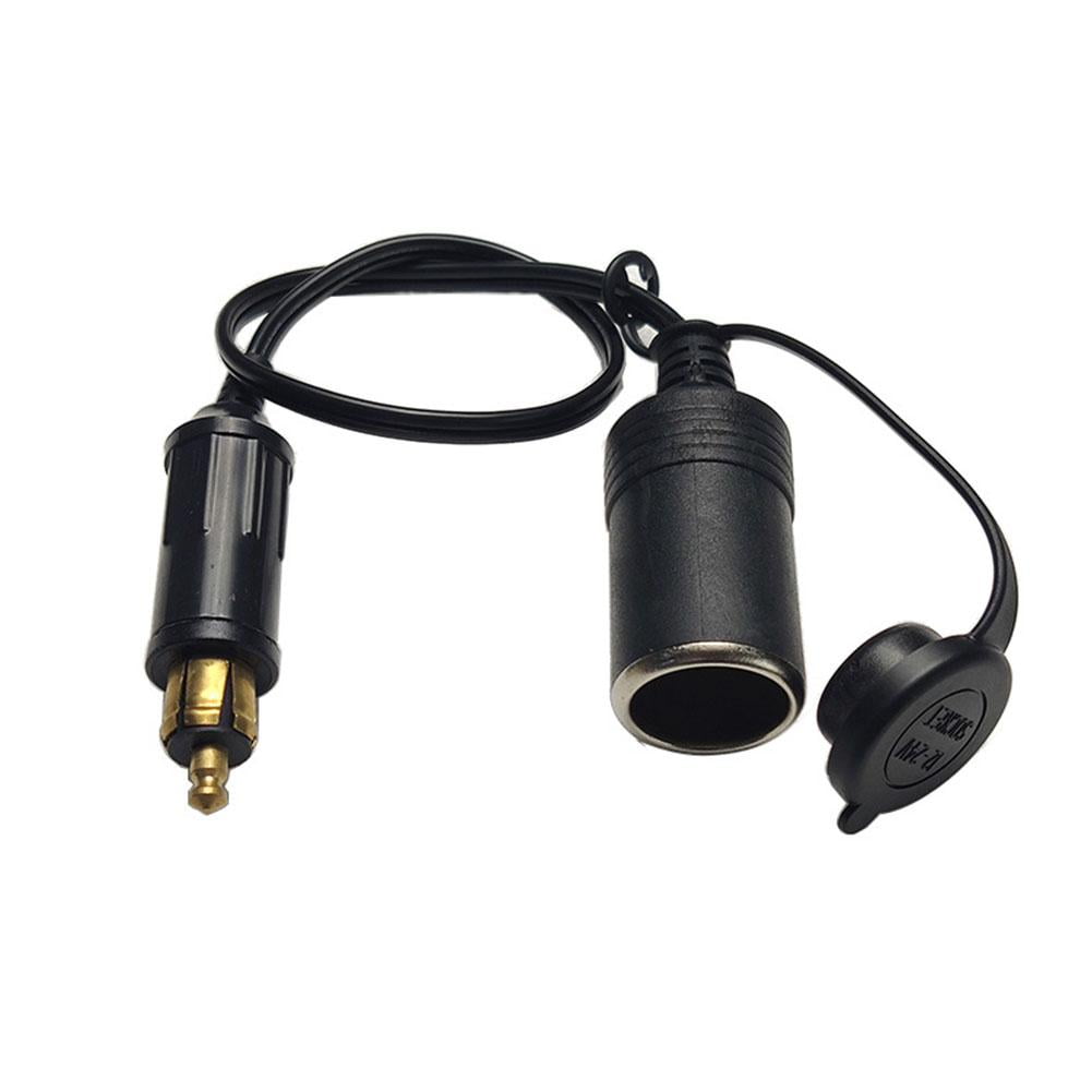 12V 24V EU Plug For BMW DIN Hella Motorcycle Charger Socket Cigarette ...