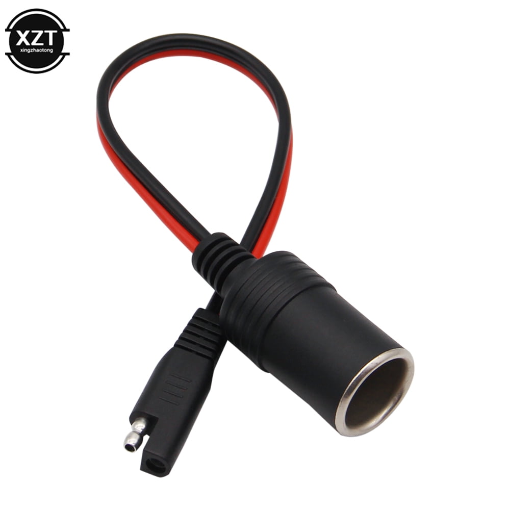 12V 24V Female Cigarette Lighter Socket to Sae with Sae 2 Pin Quick ...