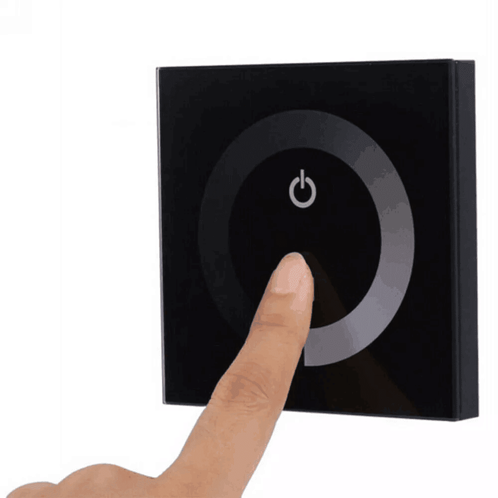 12V-24V Glass Touch Panel LED Light Dimmer Smart Controller Wall ...