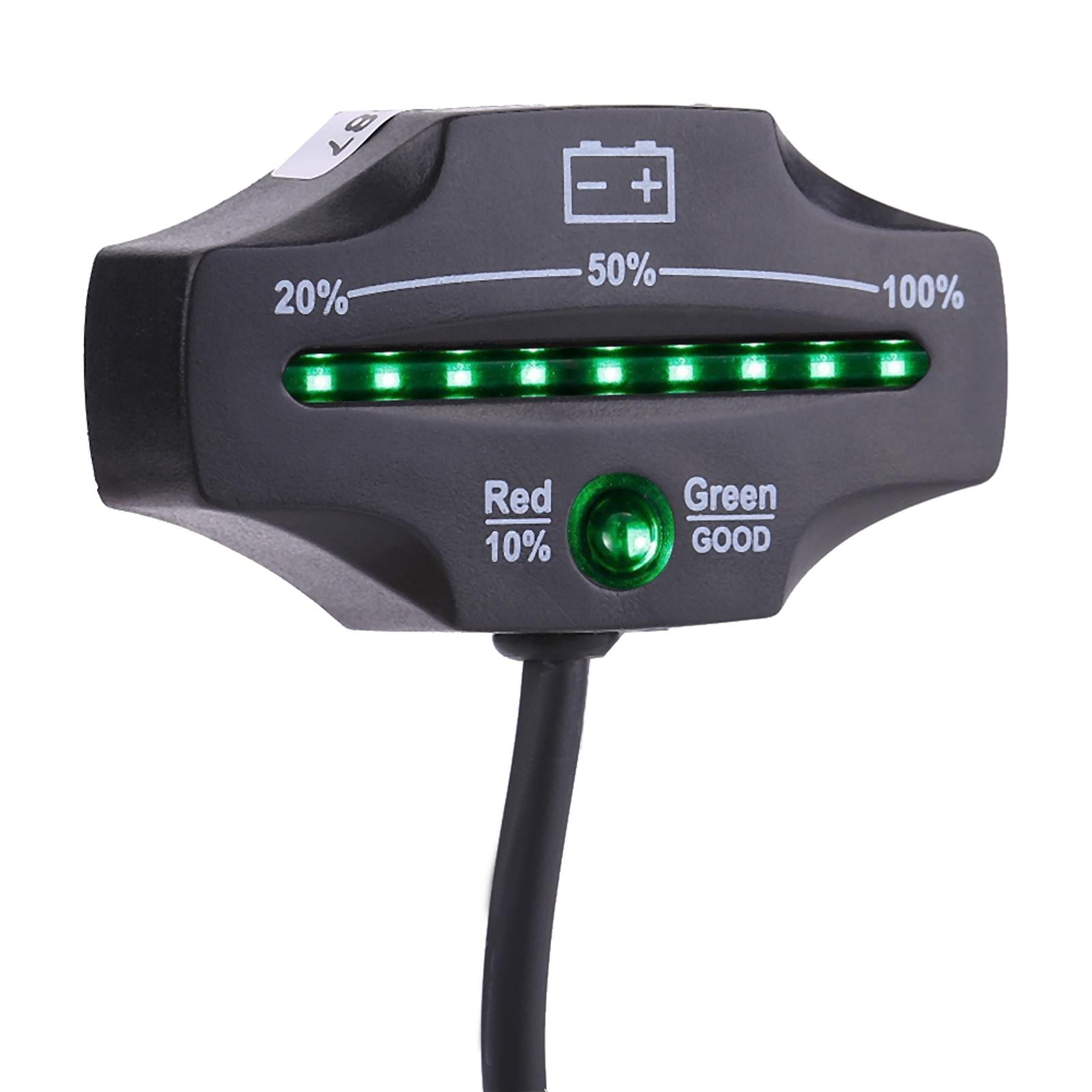 12V 24V LED Battery Meter Indicator Gauge for Golf Carts Marine ...