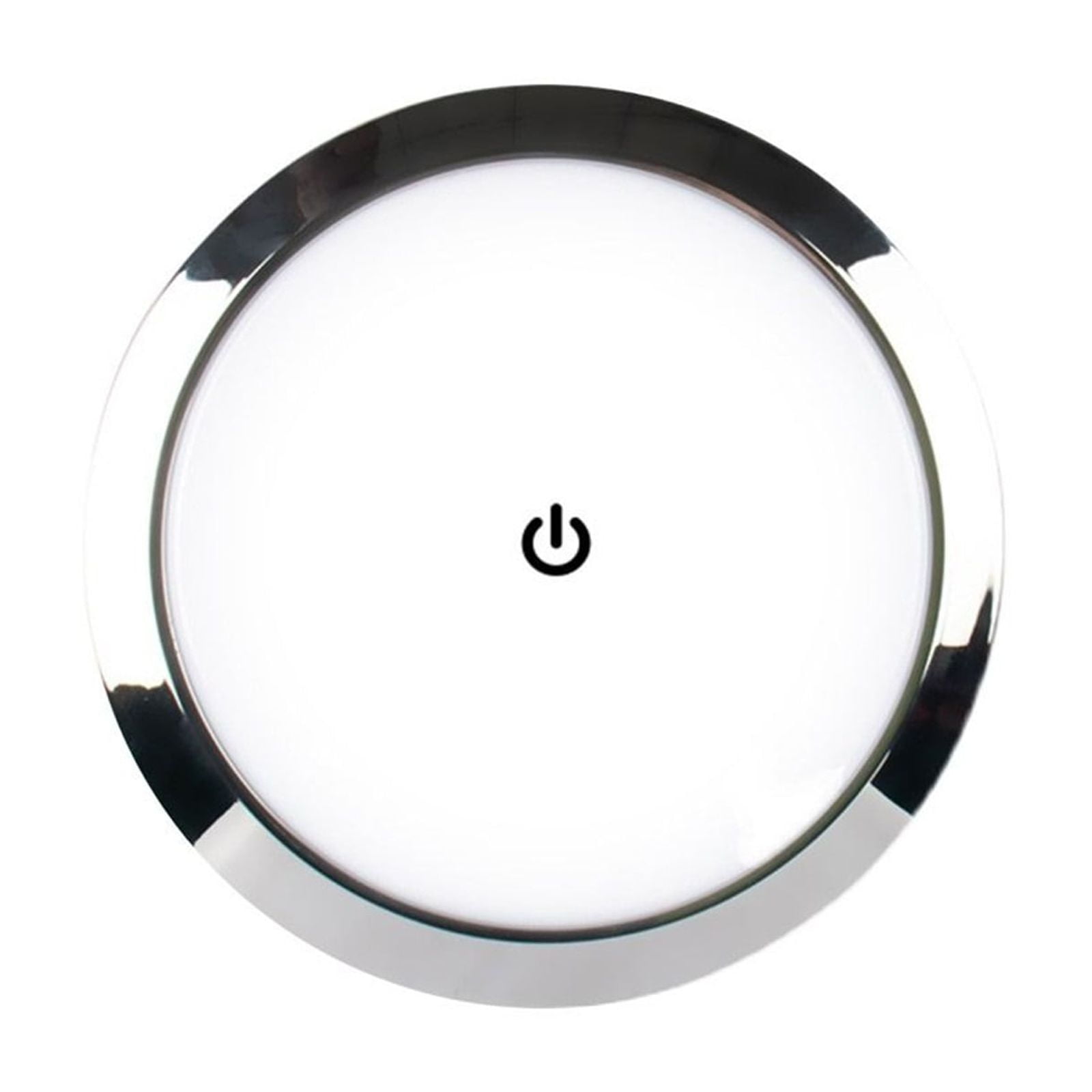12V/24V LED Touch Lamp RV Ultra-thin Round Dome Light Ceiling Lamp Reading Light For Caravan ...
