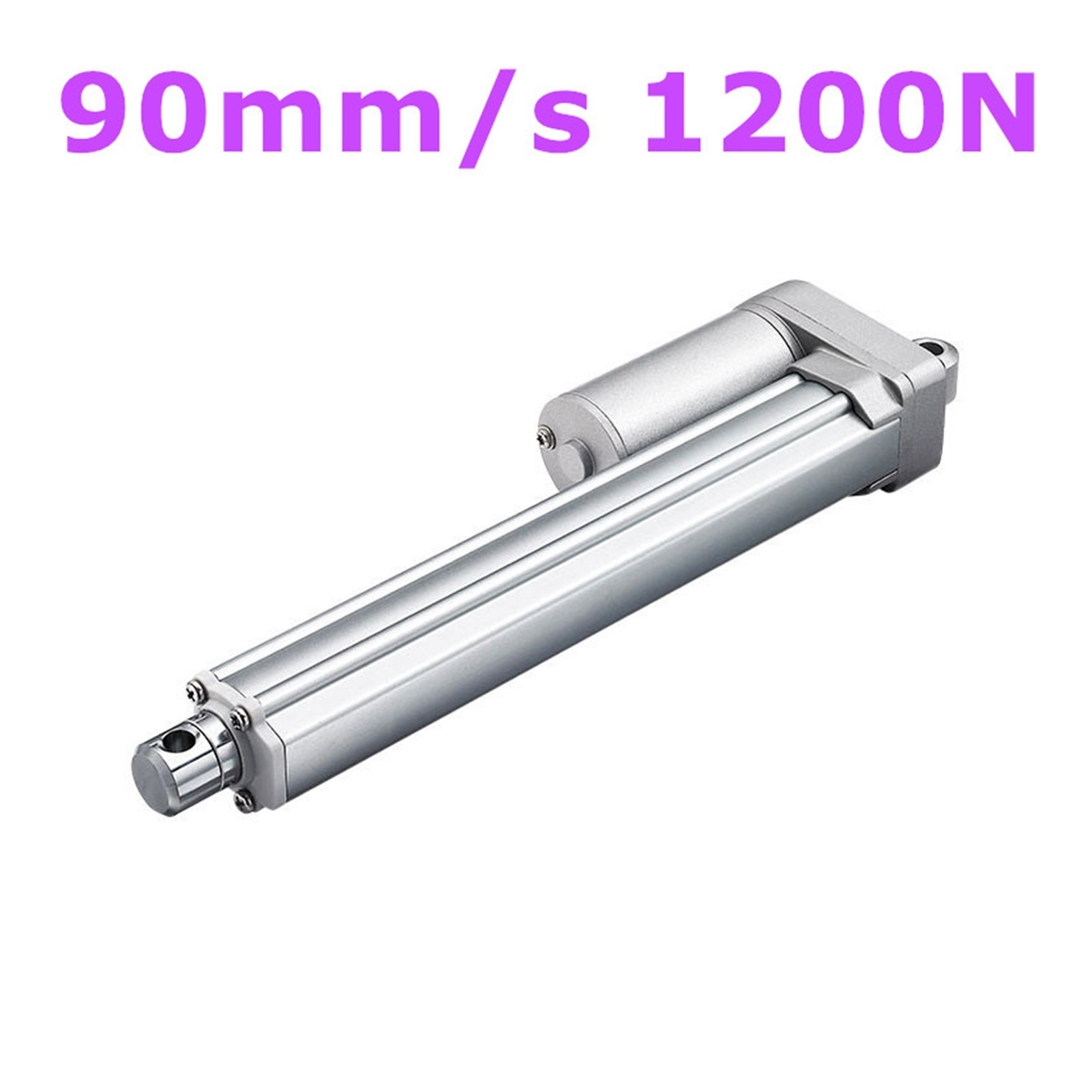 12V 24V Linear Actuator 90mm/s 1200N 264LBS Load 100MM 200MM Stroke ...