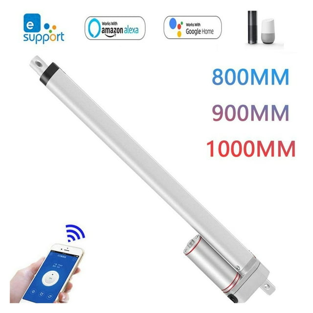 12V/24V Linear actuator 800mm 900mm 1000mm stroke WIFI Controller metal ...