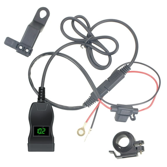 12V 24V Motorcycle USB Port Kit SAEto USB Adapter On Motorcycle Usb ...