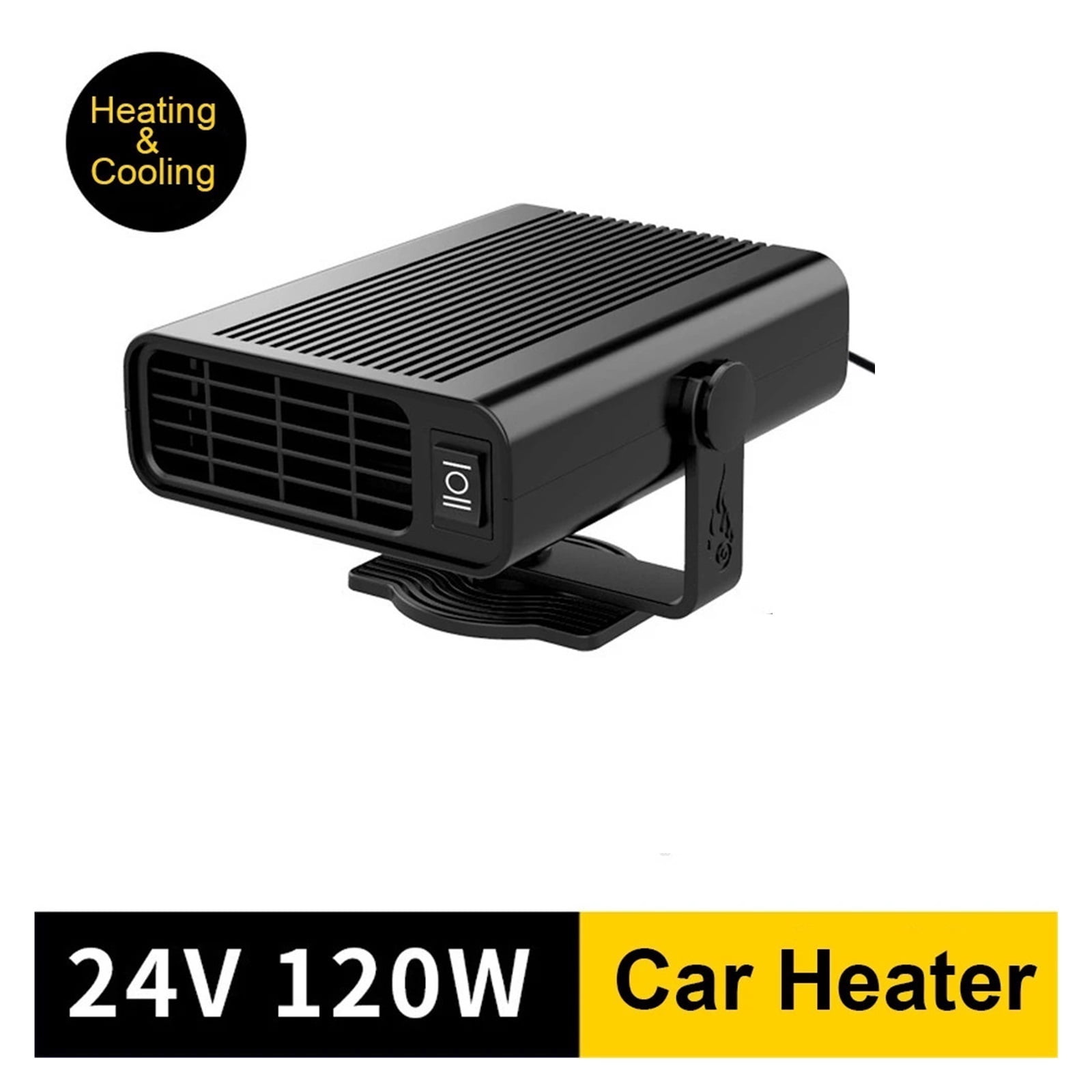 12V/24V Portable Electric Car Heater Fan Fast Heating Window Windshield ...