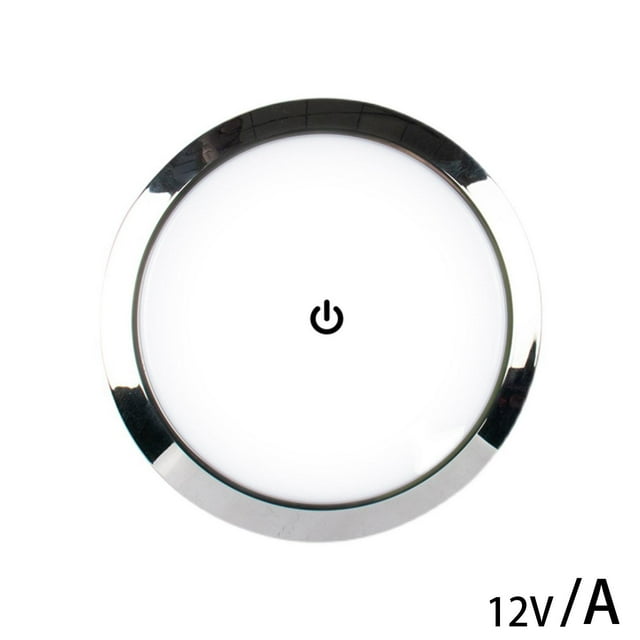 12V 24V RV LED Ceiling Dome Roof Light Indoor Lamp For Motorhome Van ...