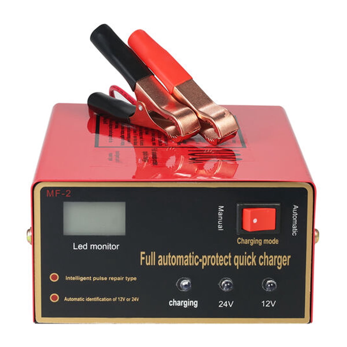 12V/24V Smart Lithium Battery Charger Mf-2 Red Small European Standard ...