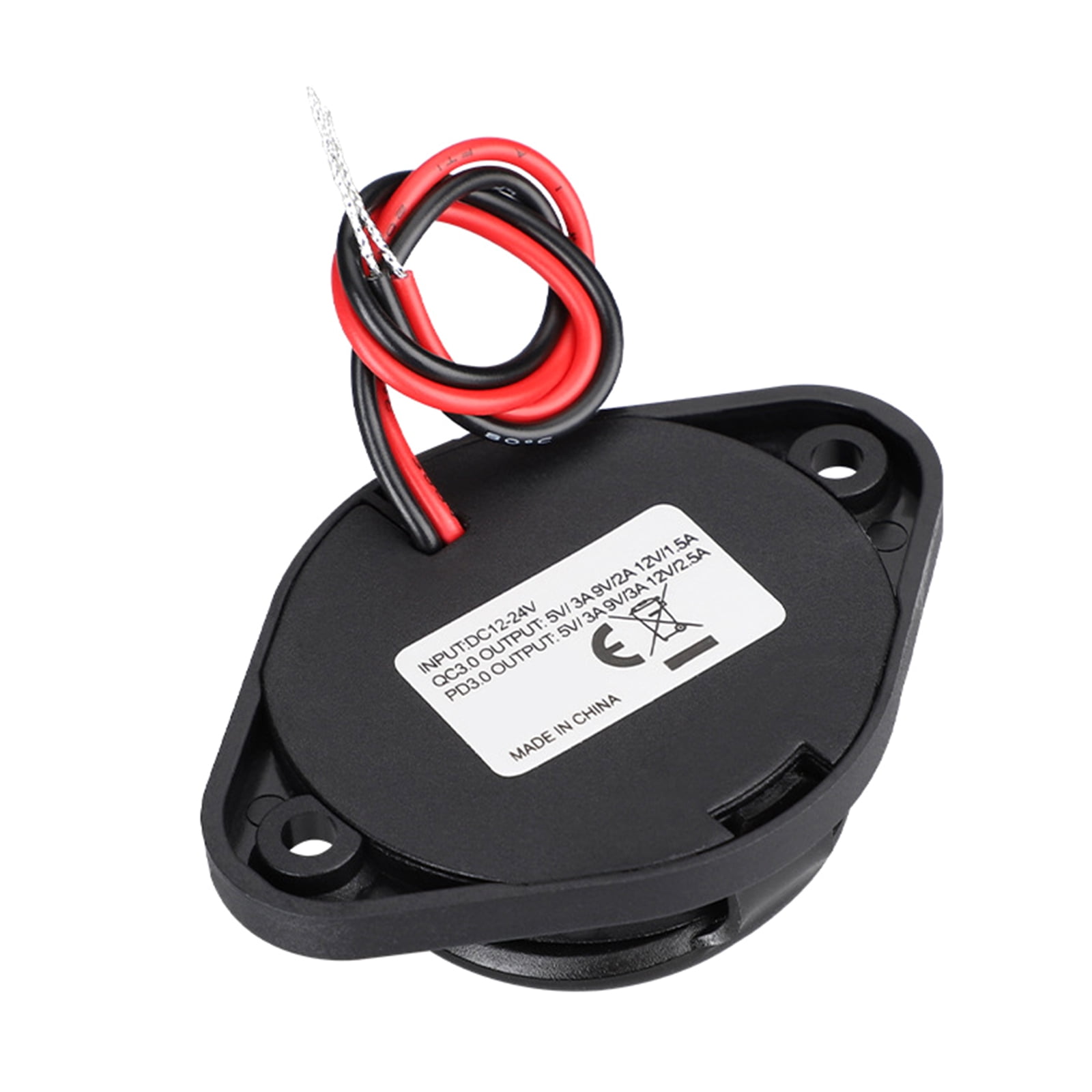 12V 24V USB Socket Outlet Panel with Waterproof Cover PD18W Type C Fast ...