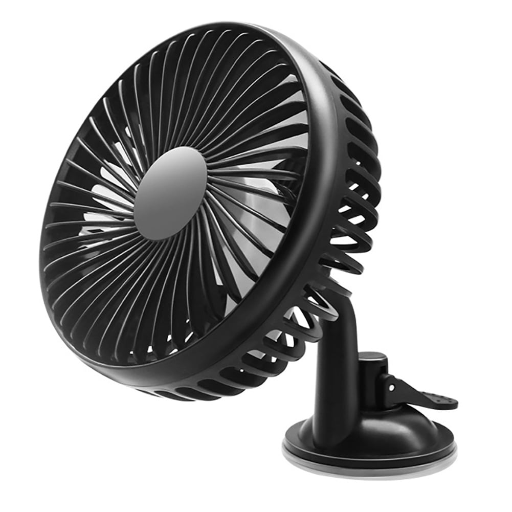 12V/24V Universal Suction Cup Single Head Three Wind Speed USB Car ...
