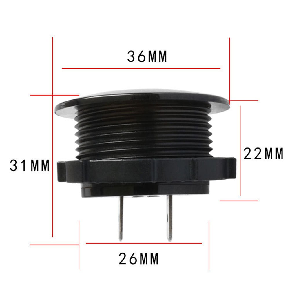 12V 24V Voltmeter Dc Led Voltmeter Compact Design Easy Installation ...