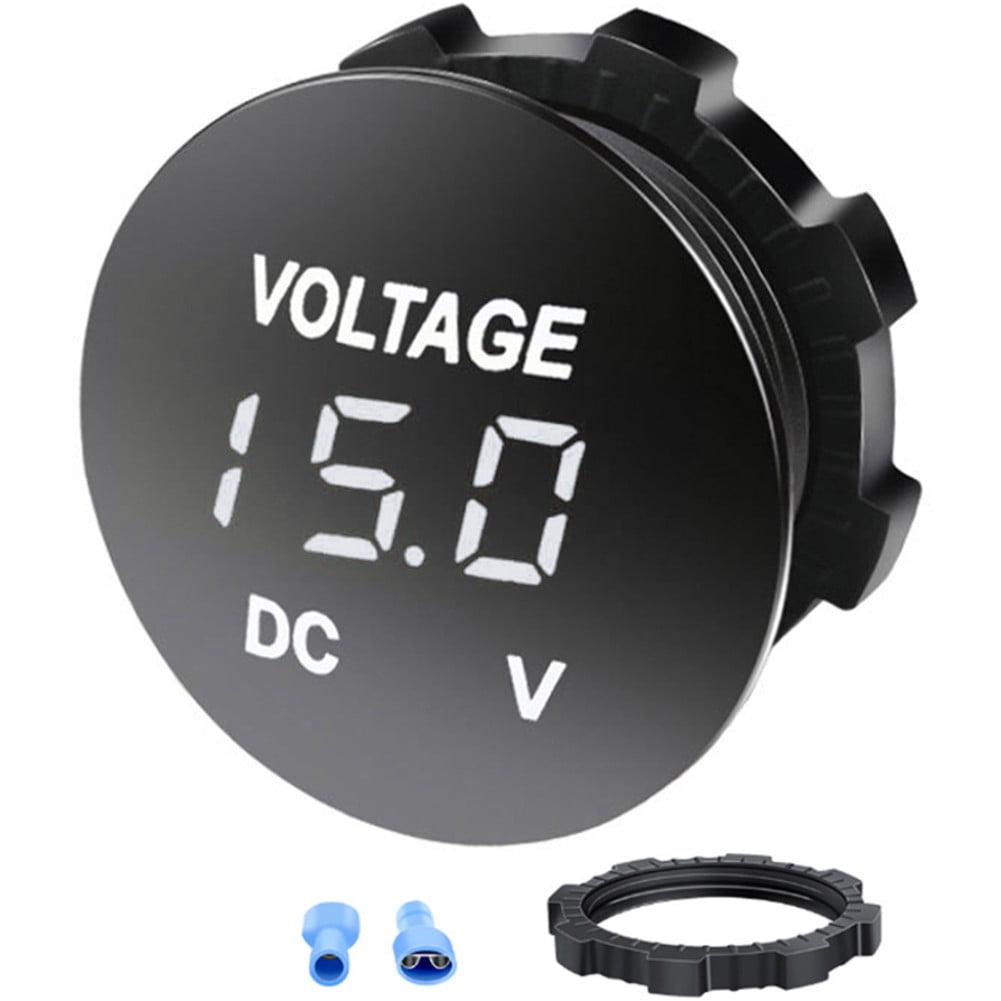 12V 24V Voltmeter Dc Led Voltmeter Compact Design Easy Installation ...