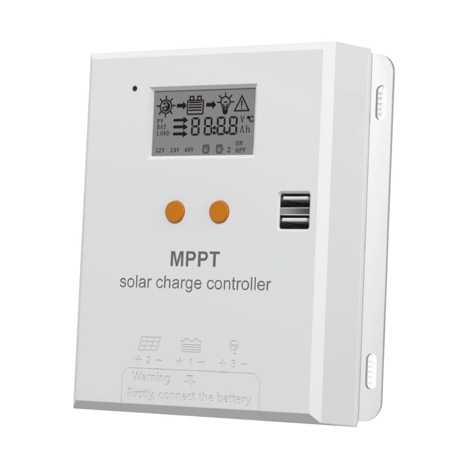 12V/24V autofocus tracking solar panel controller with USB ports and ...
