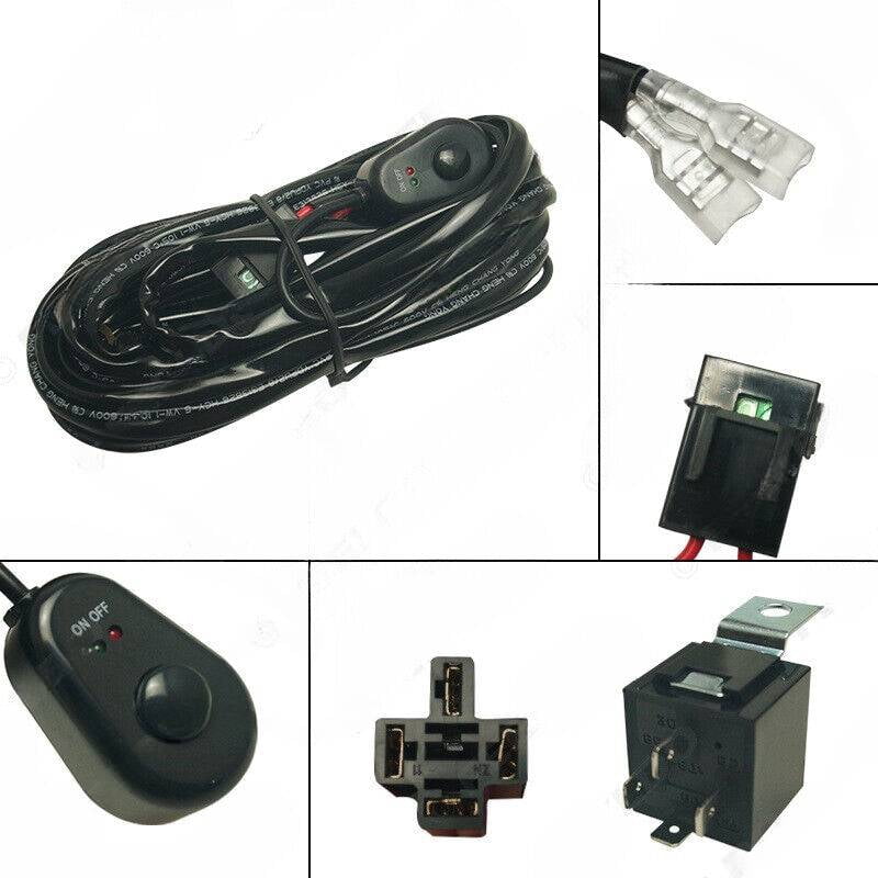 12V/24V car general light wire set, one pull one plug spring wire set ...