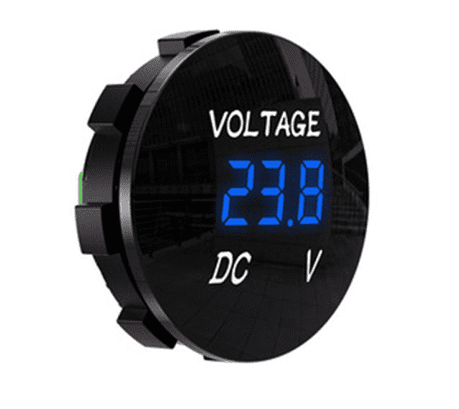 12V-24v LED DC Voltmeter Voltage Digital Display Gauge Volt Meter ...