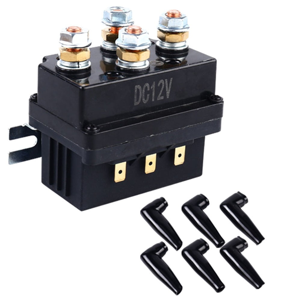 12V 250A/500A Electric Winch Magnetic Contactor Relay+6*Sheet For ATV ...