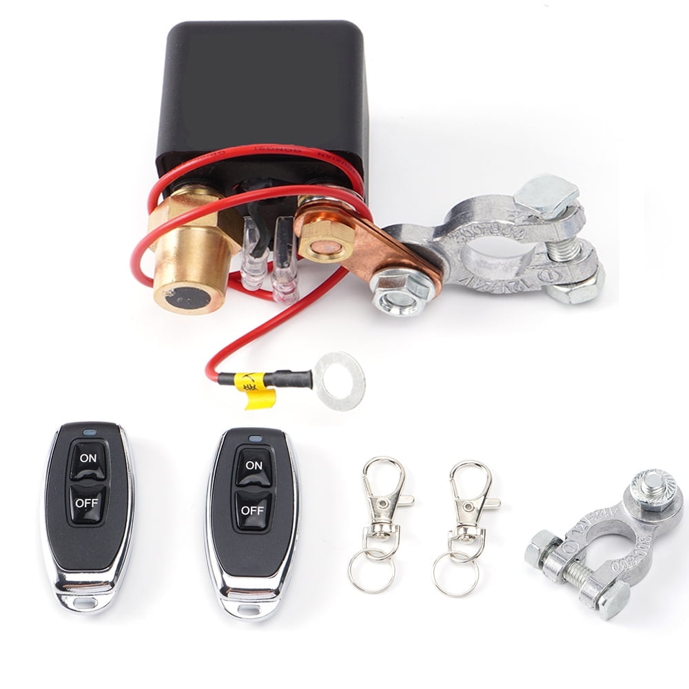12V 250A Car Wireless Remote Battery Disconnect Switch Isolator On Off ...