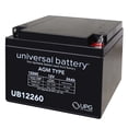 12V 26AH Battery for Fire Lite Alarm BAT-12260 - Walmart.com