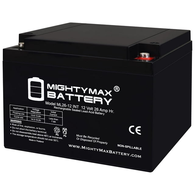 12V 26AH INT Replacement Battery Compatible with Exide S26R - Walmart.com