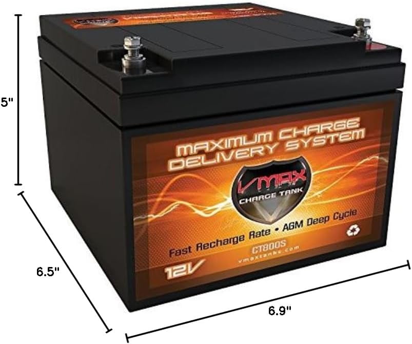 12V 28ah AGM Heavy duty Deep Cycle battery upgrade for Dyna Cell ...