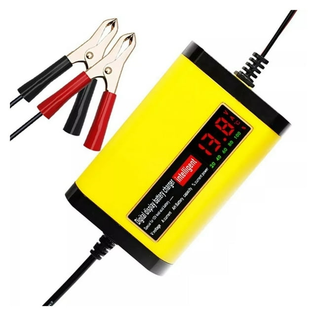 12V 2A Auto Car Storage Battery Charger LCD Display Fast Charging ...