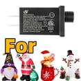 12V 2A LED Controller Adapter Compatible with Christmas String Light ...