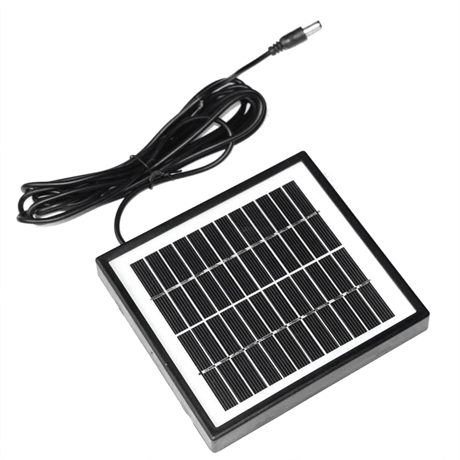 12V 2W Solar Panel Solar Garden Light Panel DIY Parts DC Port Solar ...