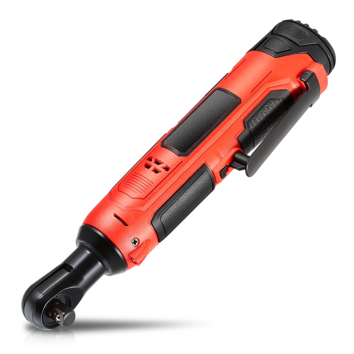 12V 3/8" Cordless Electric Ratchet Wrench with Forward/Reverse Rotation ...