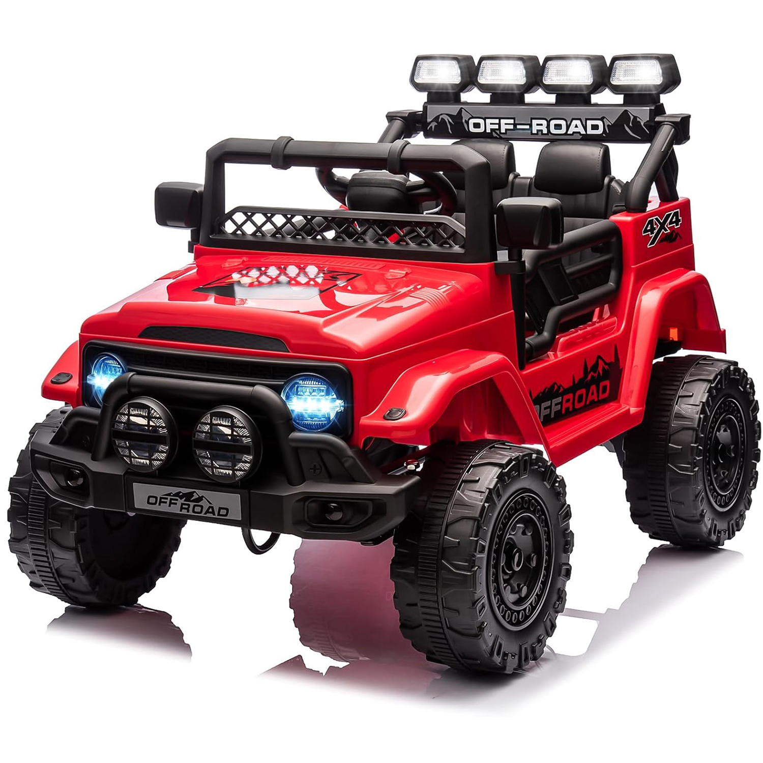 12V 3-Speed Ride On Truck Car for Little Boys Girls, Electric Off-Road ...