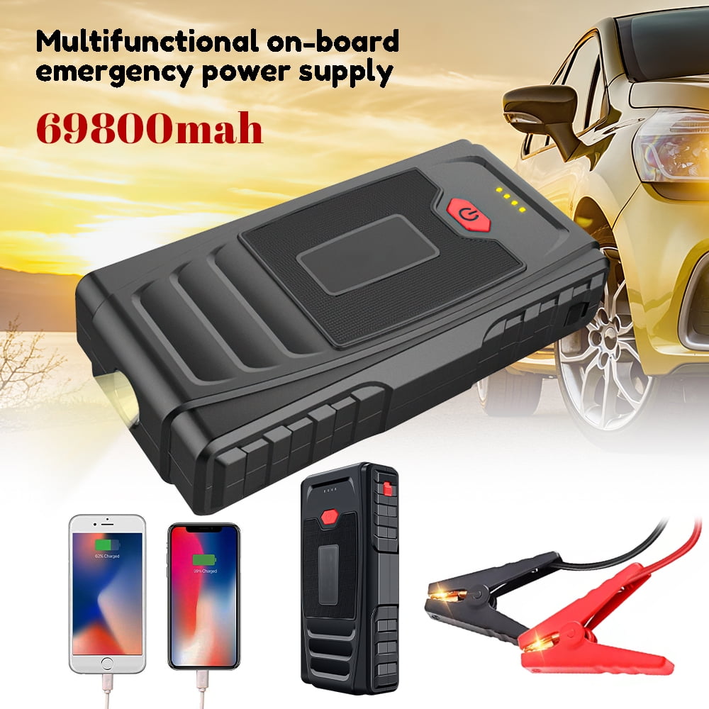 MDHAND Portable 12V Car Jump Starter, 30000mAh Emergency Power Pack ...
