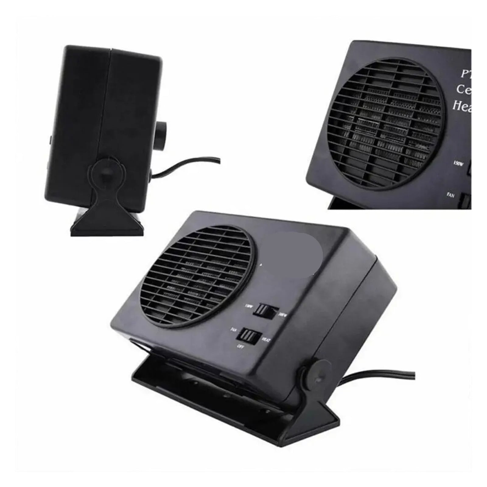 12V 300W Portable Electric Car Heater Heating Fan Defogger Defroster ...
