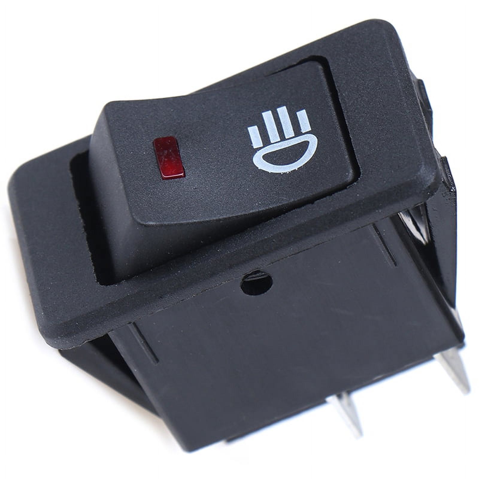 12V 35A Universal Car Red LED Fog Light Rocker Switch Dash Dashboard ...