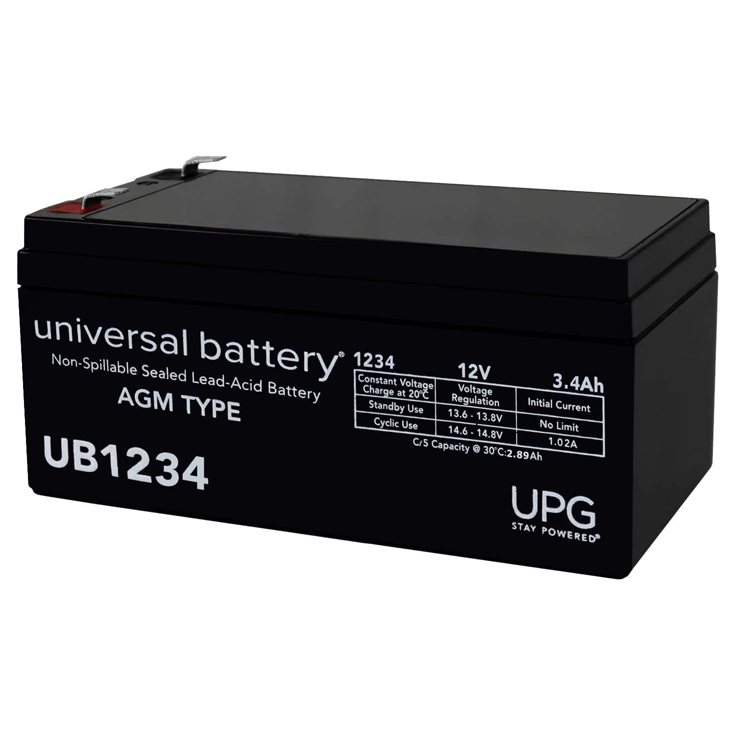 12V 35Ah Sla Battery Replaces Bp312 Bp3612 Cf12V26 Cfm12V3 Cp1232 ...