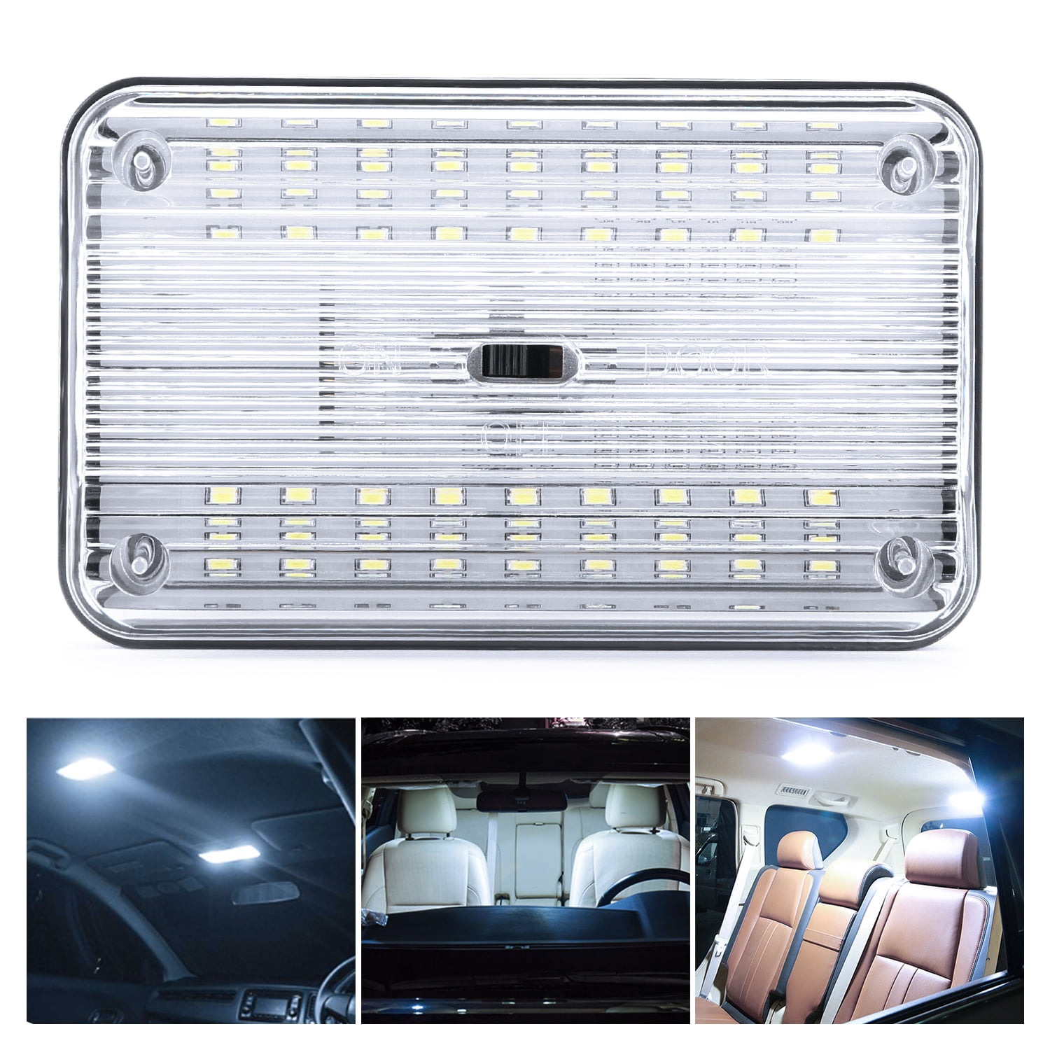 12V 36 LED Car Vehicle Interior Dome Roof Ceiling Reading Trunk Light ...