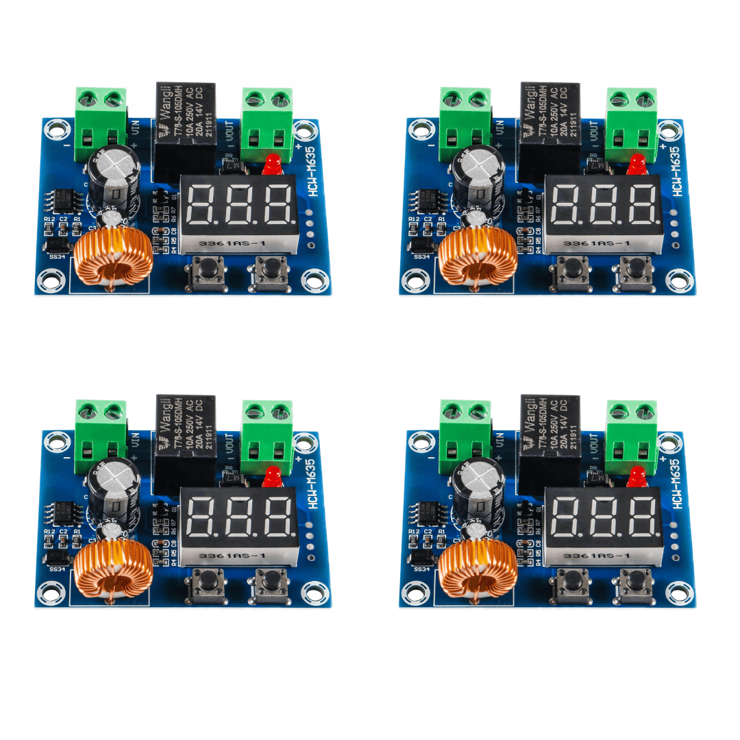 12V-36V DC Voltage Protection Module, 4Pcs XH-M609 Digital Low Voltage ...
