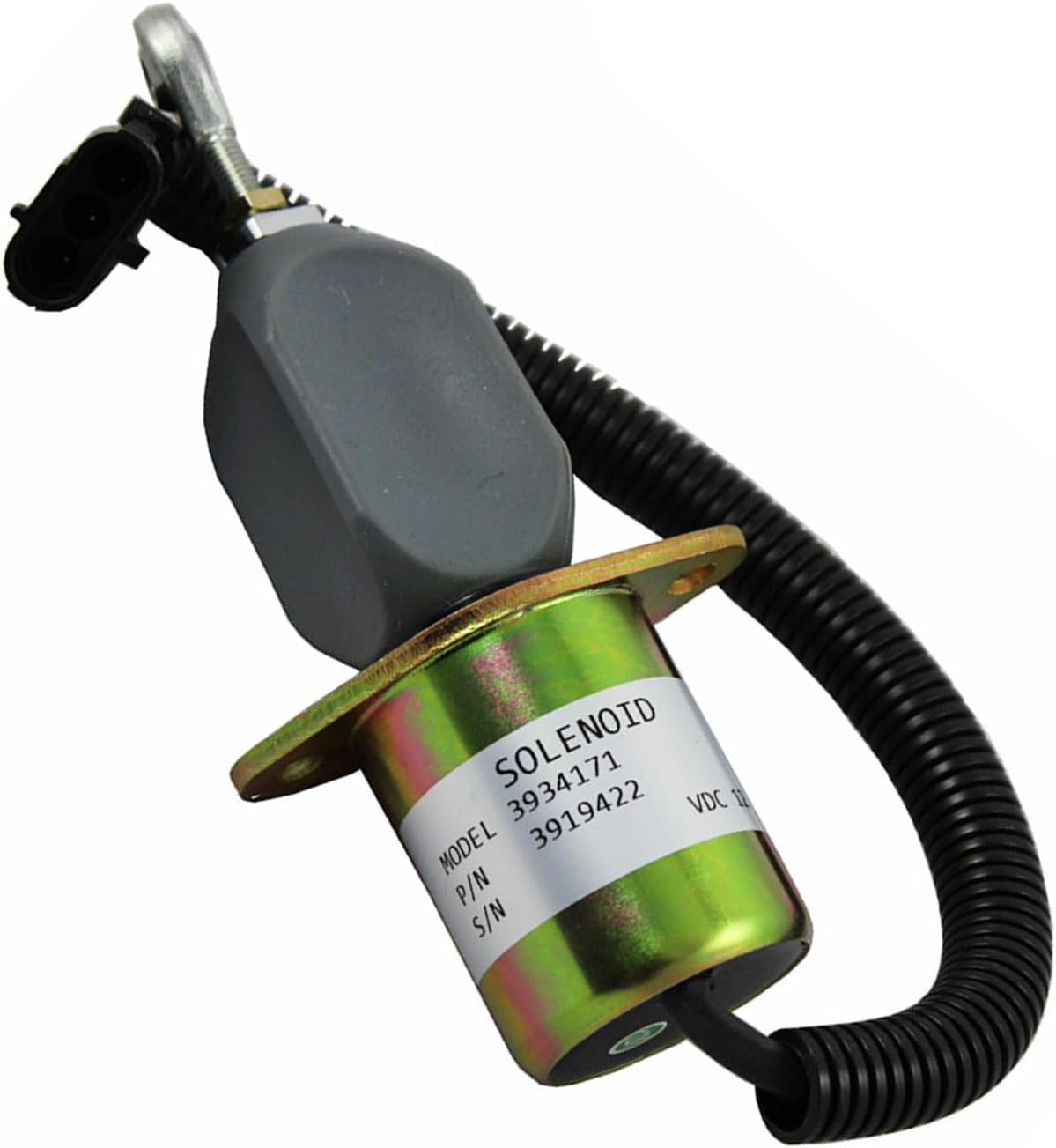 12V 3919422 3927152 3934171 Fuel Shut Off Solenoid fits for Bobcat Skid ...