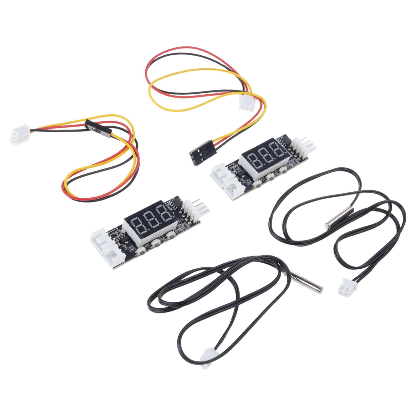 12V 3A 4 Wire Fan Speed Controller Digital Display Quiet Mode Full ...