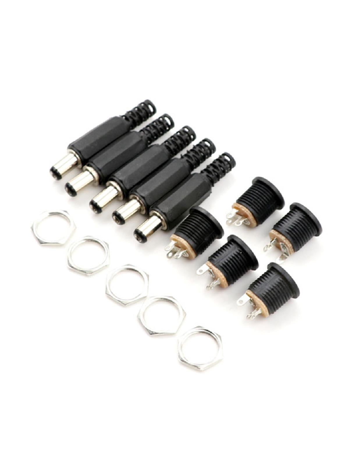 12V 3A for DC 2.1mm x 5.5mm Wire Power Pigtails Adapter DIY for DC ...